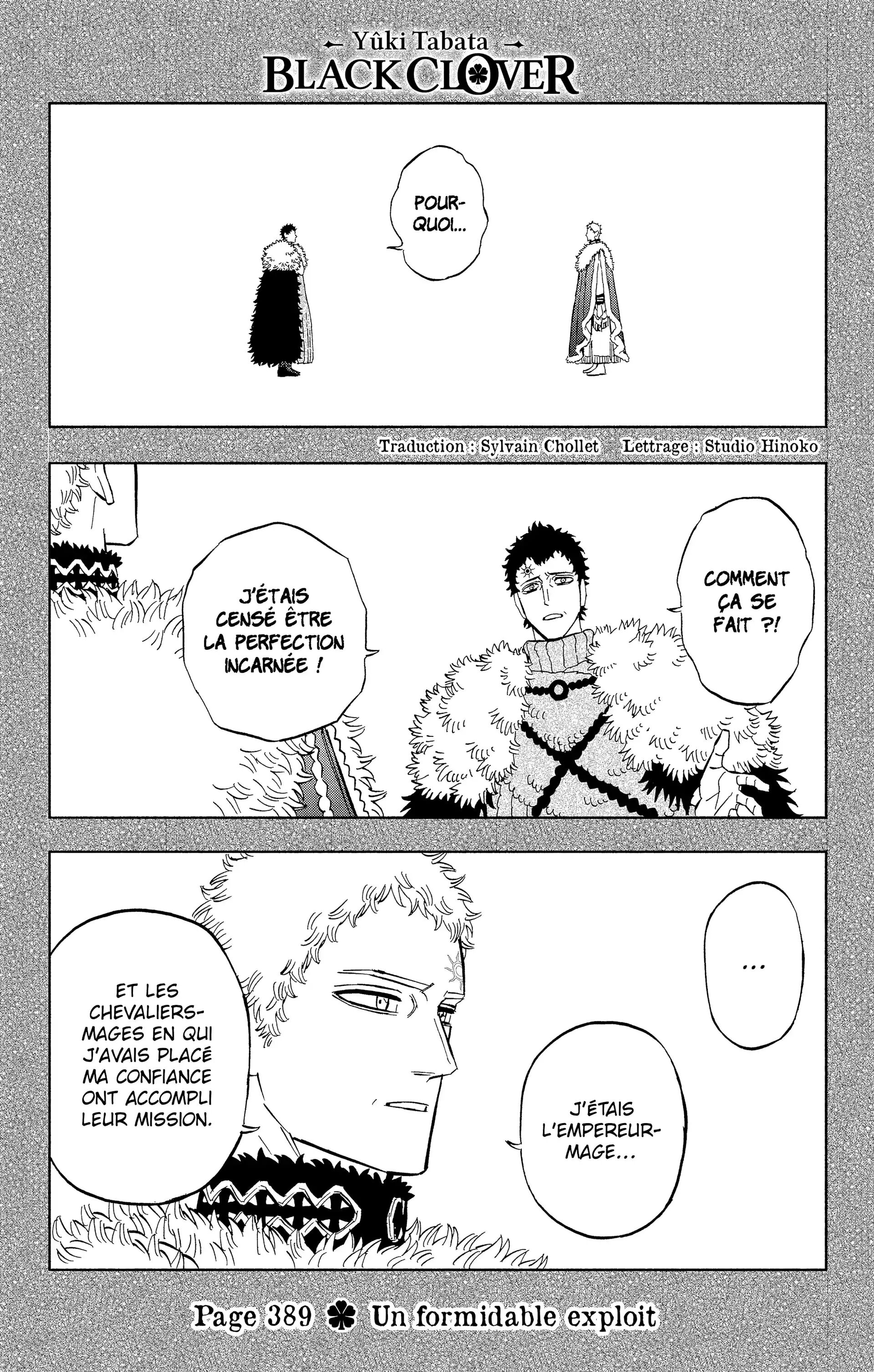 Black Clover Chapitre 389 VF - Lire Black Clover Chapitre 389 en Ligne ...