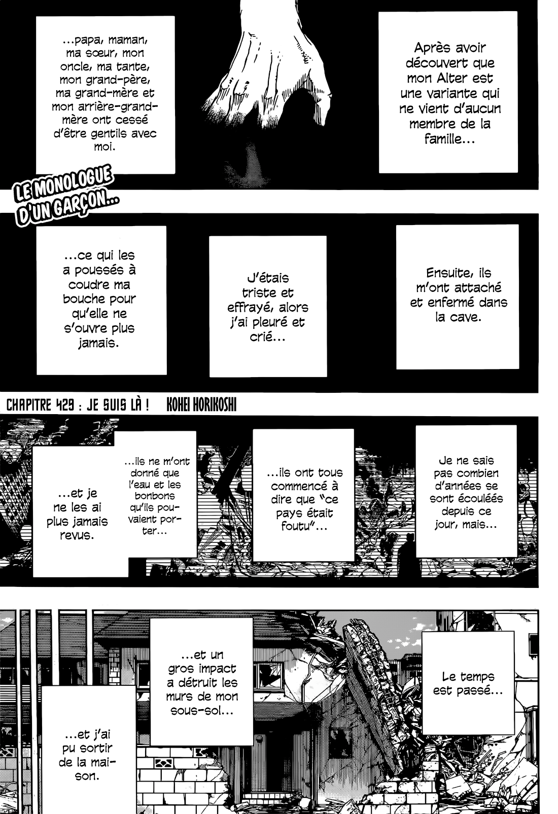 My Hero Academia Chapitre 429 VF - Lire My Hero Academia Chapitre 429 ...